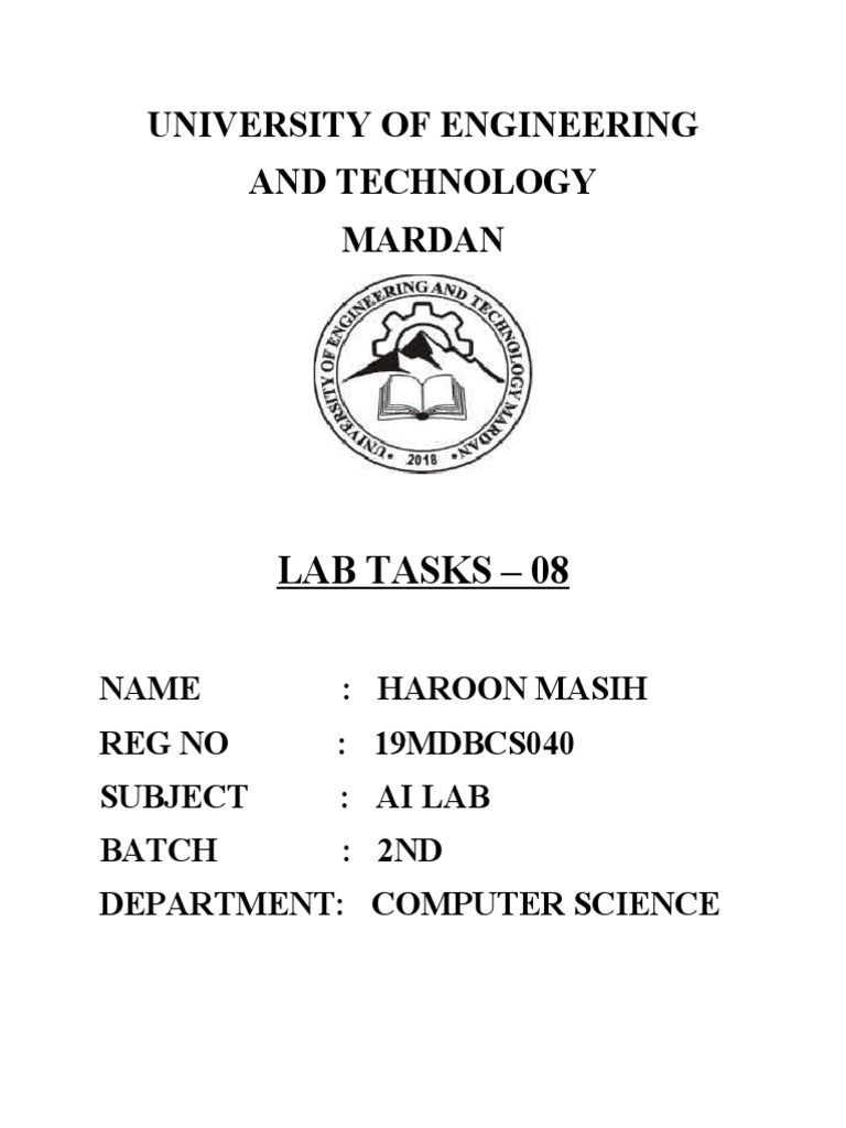 Ai-Lab Task-08 | PDF | Teaching Methods & Materials