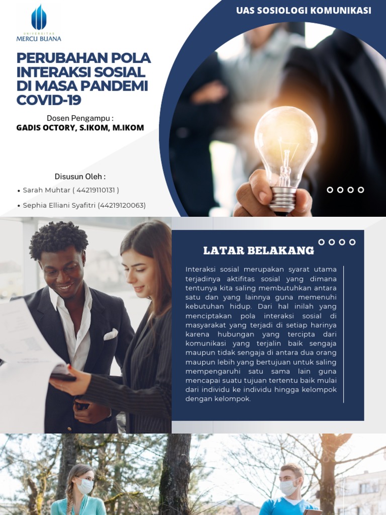 UAS SOSIOLOGI KOMUNIKASI - Sarah Muhtar (44219110131) - Sephia Elliani Syafitri (44219120063) | PDF