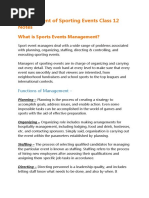 Physical Education Class 12 Chapter 1 Notes | PDF | Sports & Recreation