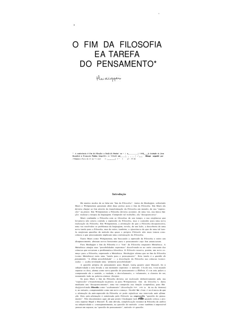 O - Fim - Da - Filosofia (Trabalho Informática e Sociedade) | PDF ...