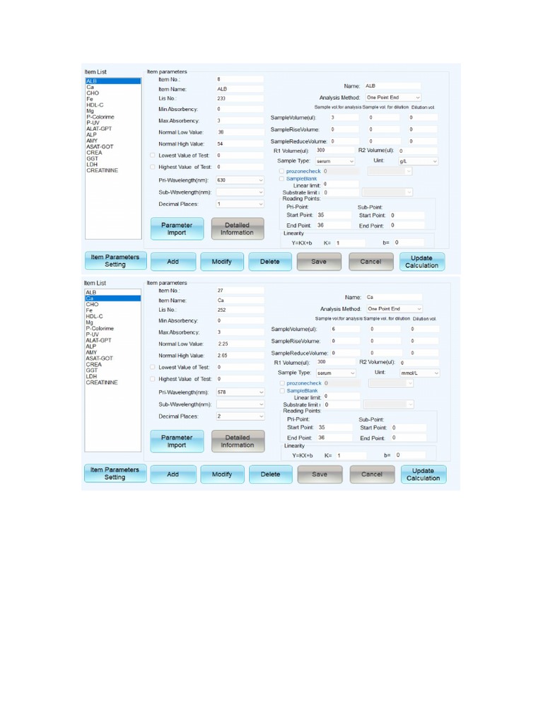 Biomaghreb Item Parameter | PDF