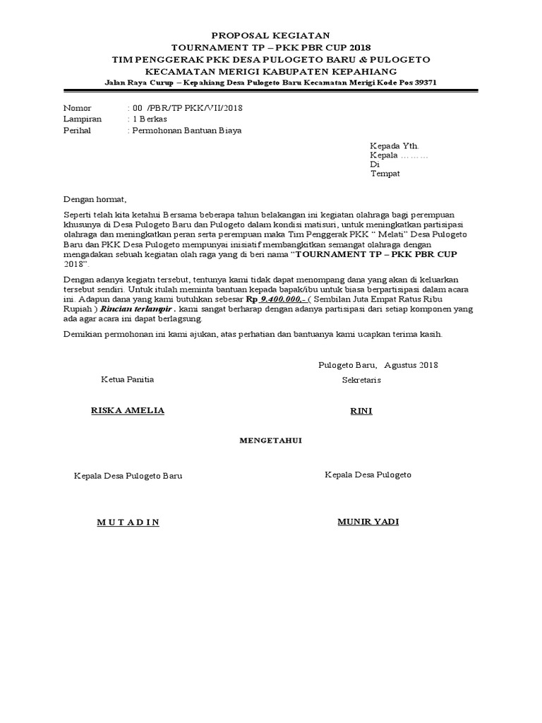 Proposal Volly | PDF