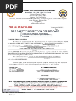 Application For Fsec Fsic Form | PDF | Fire Safety | Government