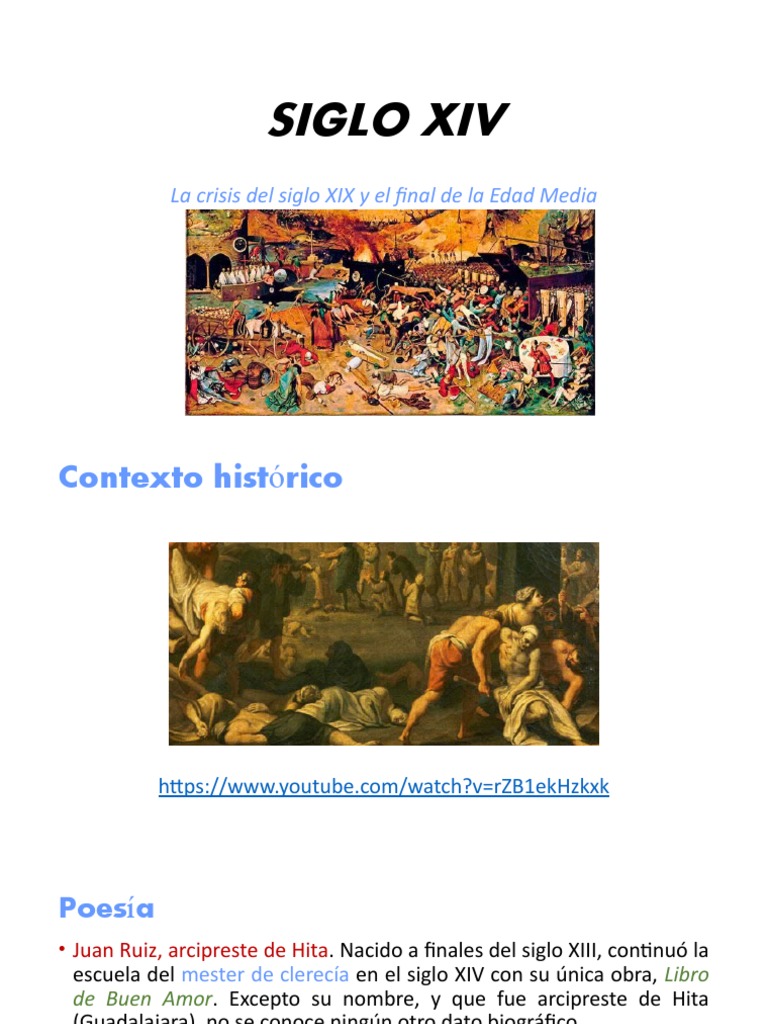 Literatura Siglo Xiv | PDF | Literatura española | Literatura europea