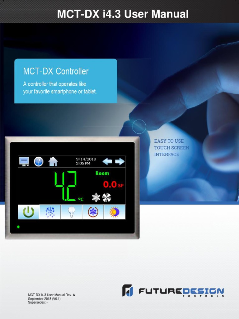 MCT-DX 4.3 User Manual RevA | PDF | Power Supply | Electrical Wiring