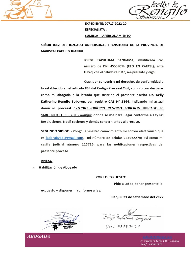 Consigno Deposito Judicial | PDF