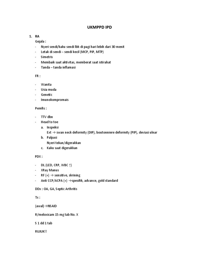 Osce Ukmppd Ipd | PDF | Sains & Matematika
