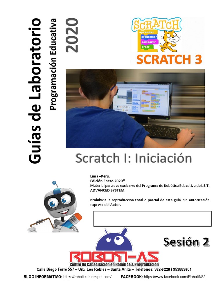 Scratch I - S02 | PDF | Scratch (lenguaje de programación) | Ventana ...