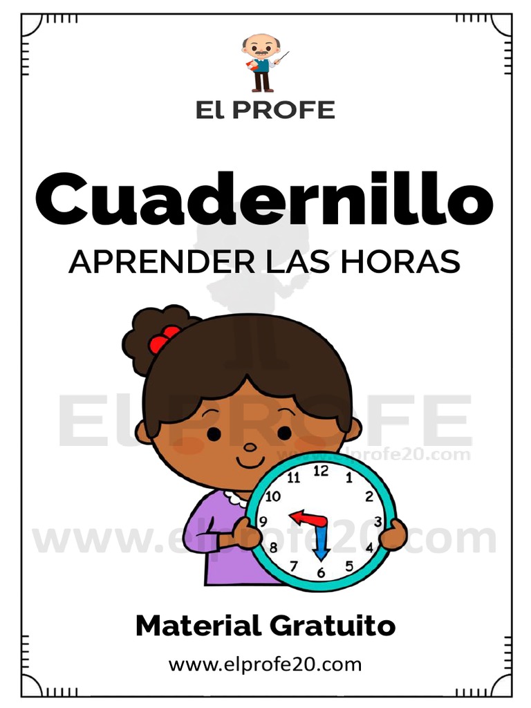 Cuadernillo para Aprender La Hora Elprofe20 | PDF