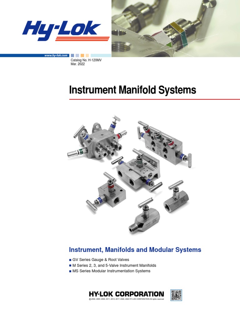 Instrument Manifold Systems Guide | PDF | Valve | Stainless Steel