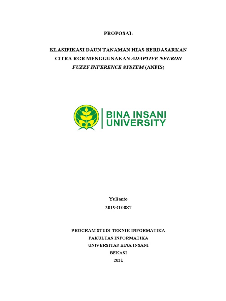 Proposal | PDF | Griya & Taman