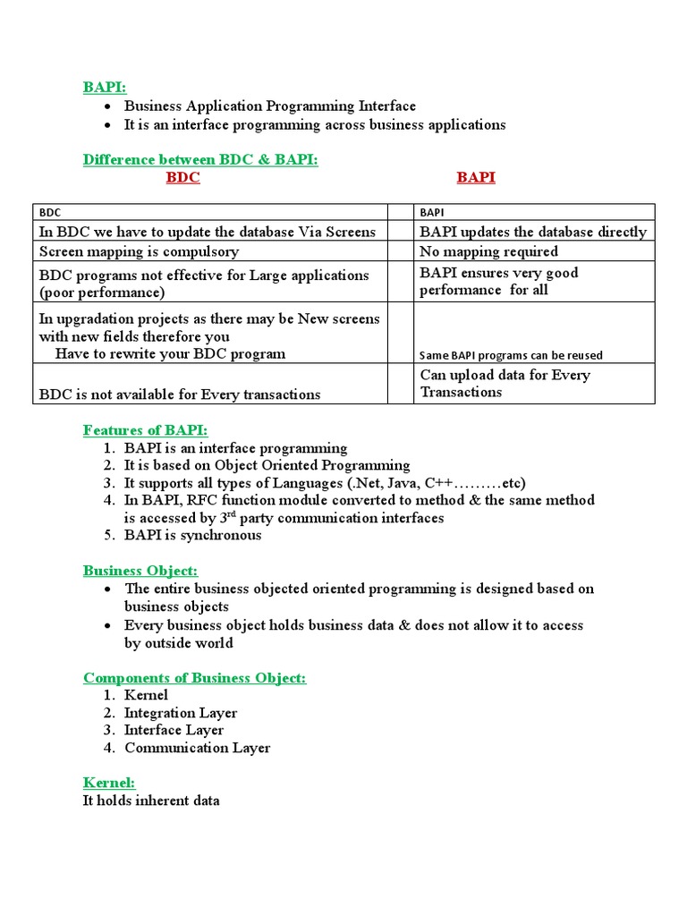 Bapi | PDF | Object (Computer Science) | Interface (Computing)
