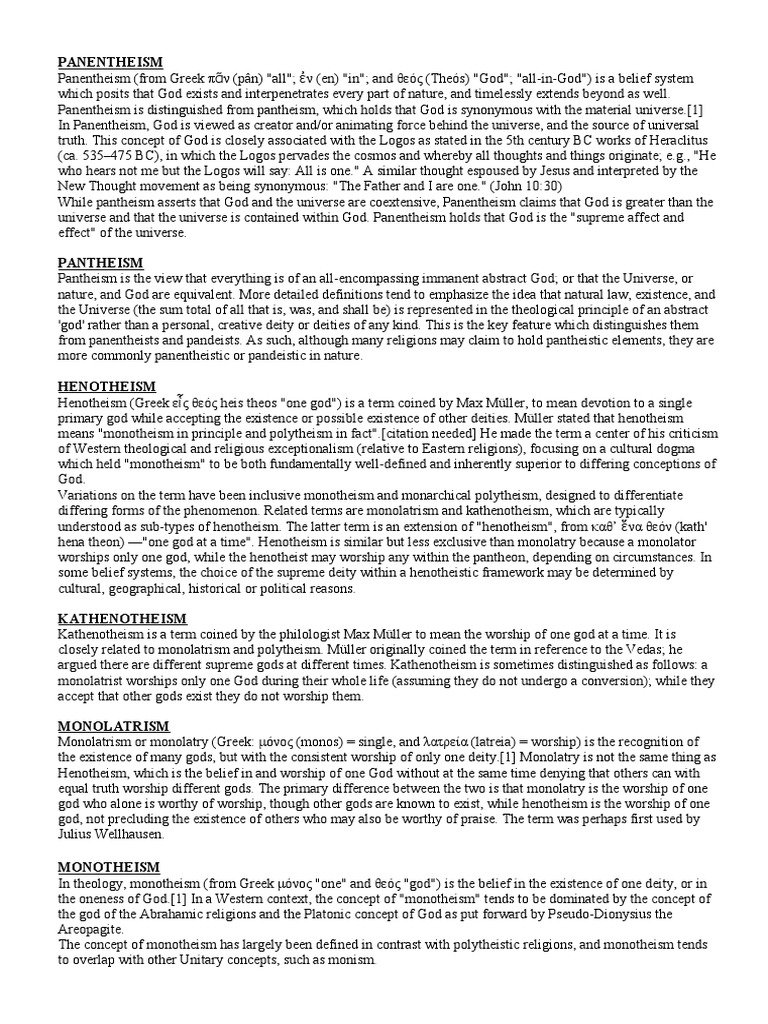 THEOLOGIES | PDF | Hedonism | Shamanism