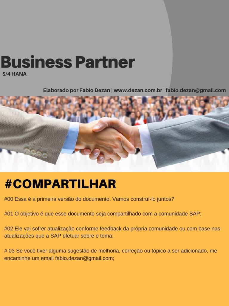 Business Partner On S 4 HANA | PDF | Informática