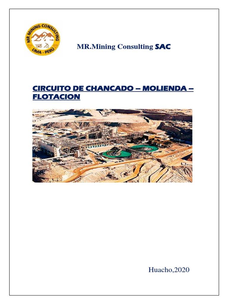 Mining Consulting - Circuito de Chancado Molienda y Flotacion | PDF | Metalurgia | Agua