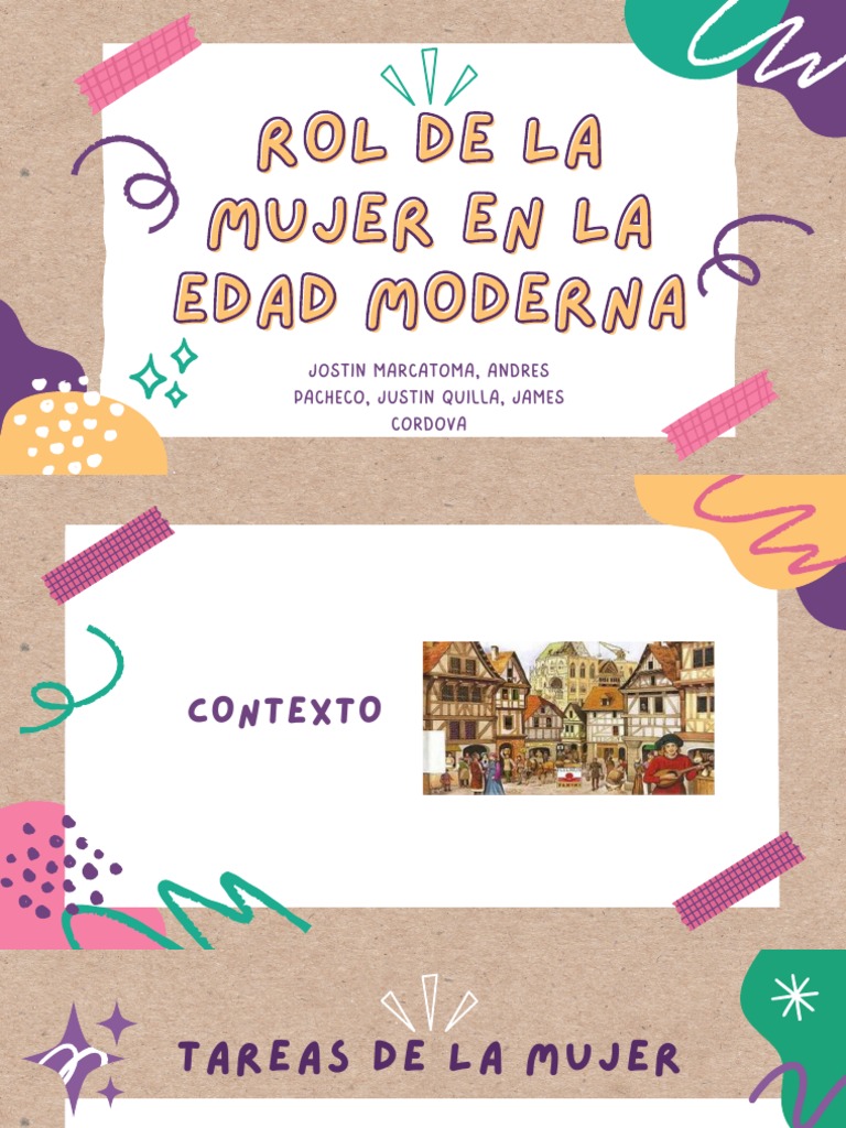 El Rol de La Mujer en La Edad Moderna | PDF