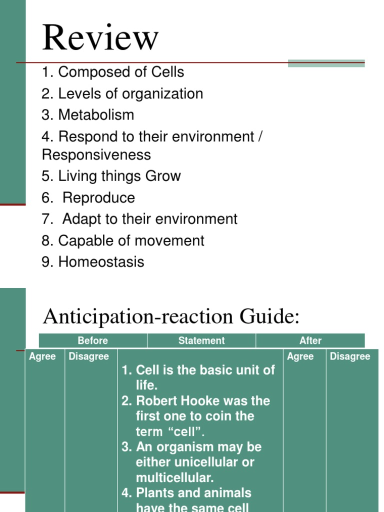 Understanding the Building Block of Life: A Review of the Cell Theory | PDF