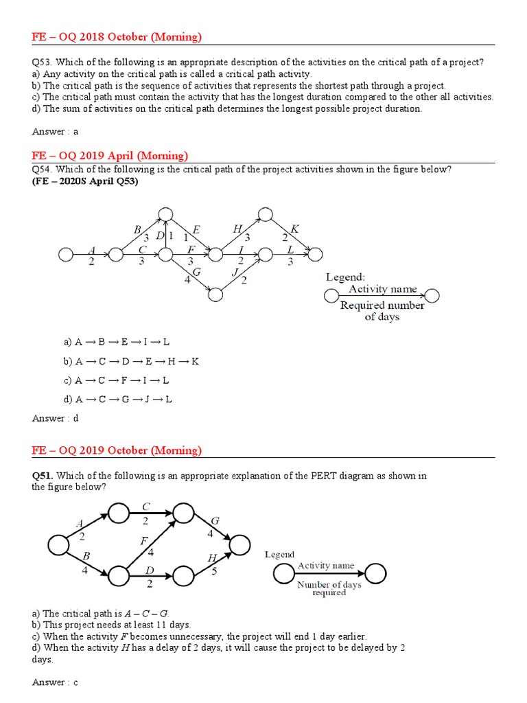 Project Management Exam Questions | PDF | Analysis | Systems Science