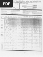 Normas Rapariga - Escala Completa Profs Conners | PDF