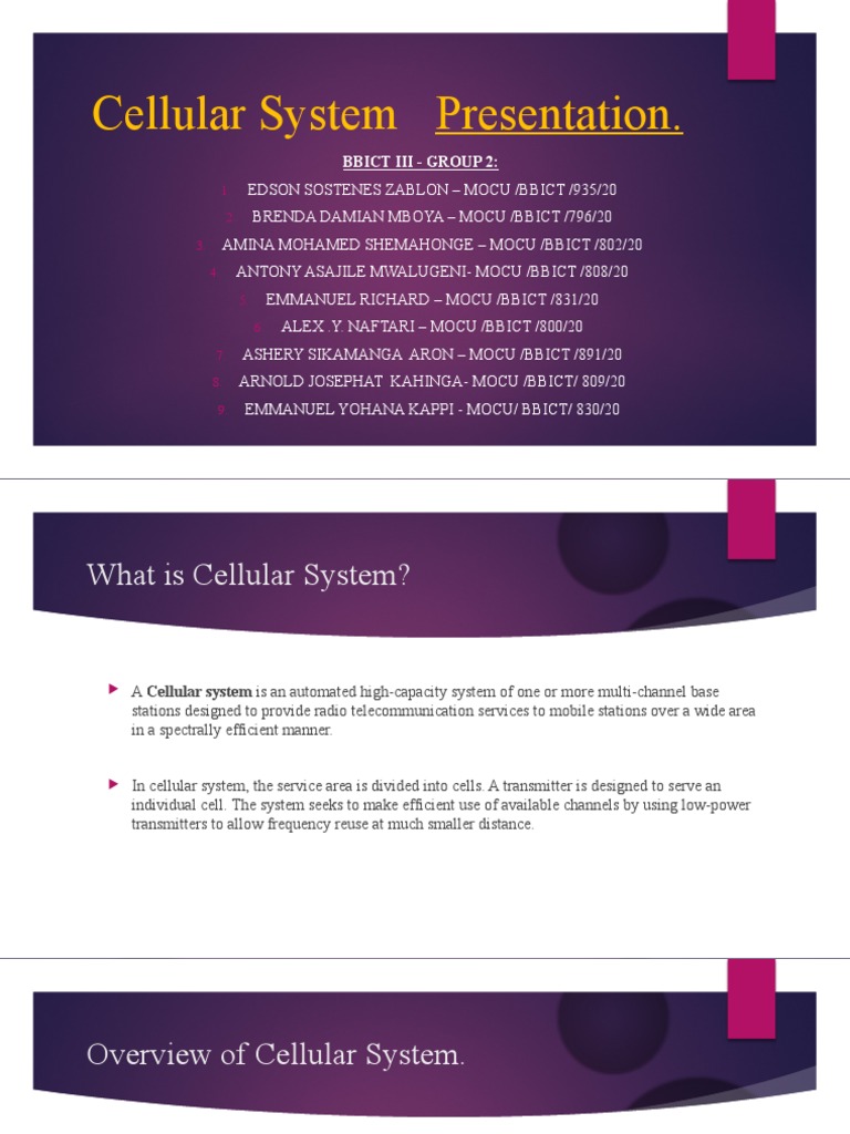 Cellular System | PDF | Cellular Network | Radio Cellular System | PDF | Cellular Network | Radio