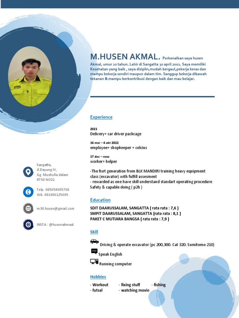 CV Terbaru Mha | PDF