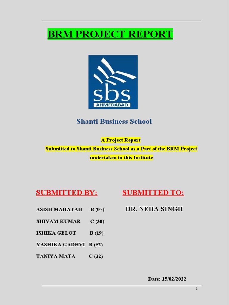 BRM Project | PDF | Subscription Business Model | Customer Satisfaction