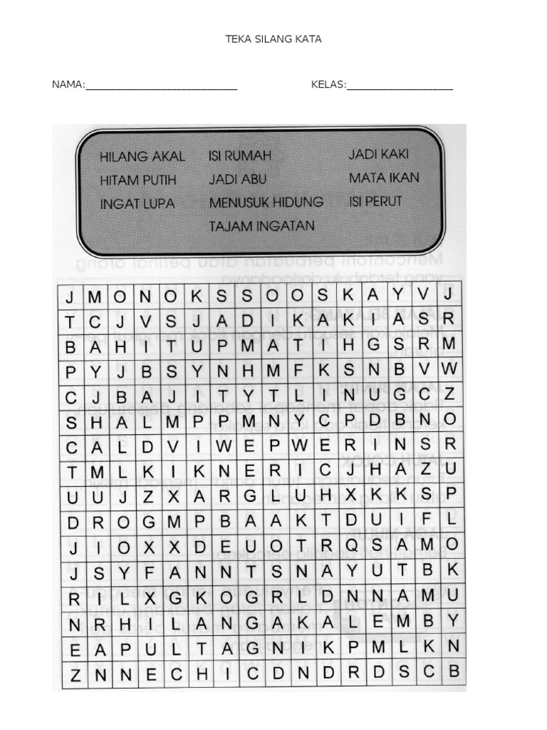 Teka Silang Kata | PDF