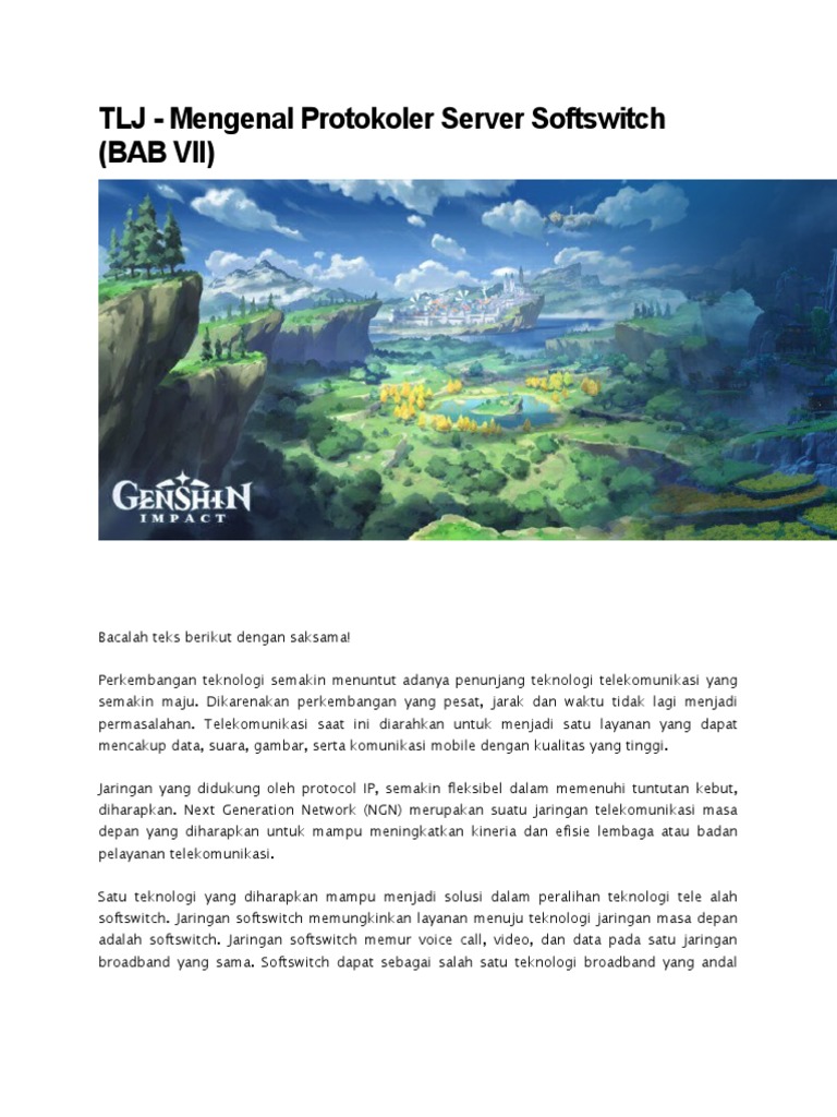 MATERI Mengenal Protokoler Server Softswitch (BAB VII) | PDF