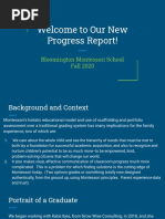 Free Template Progress Report Montessori | PDF