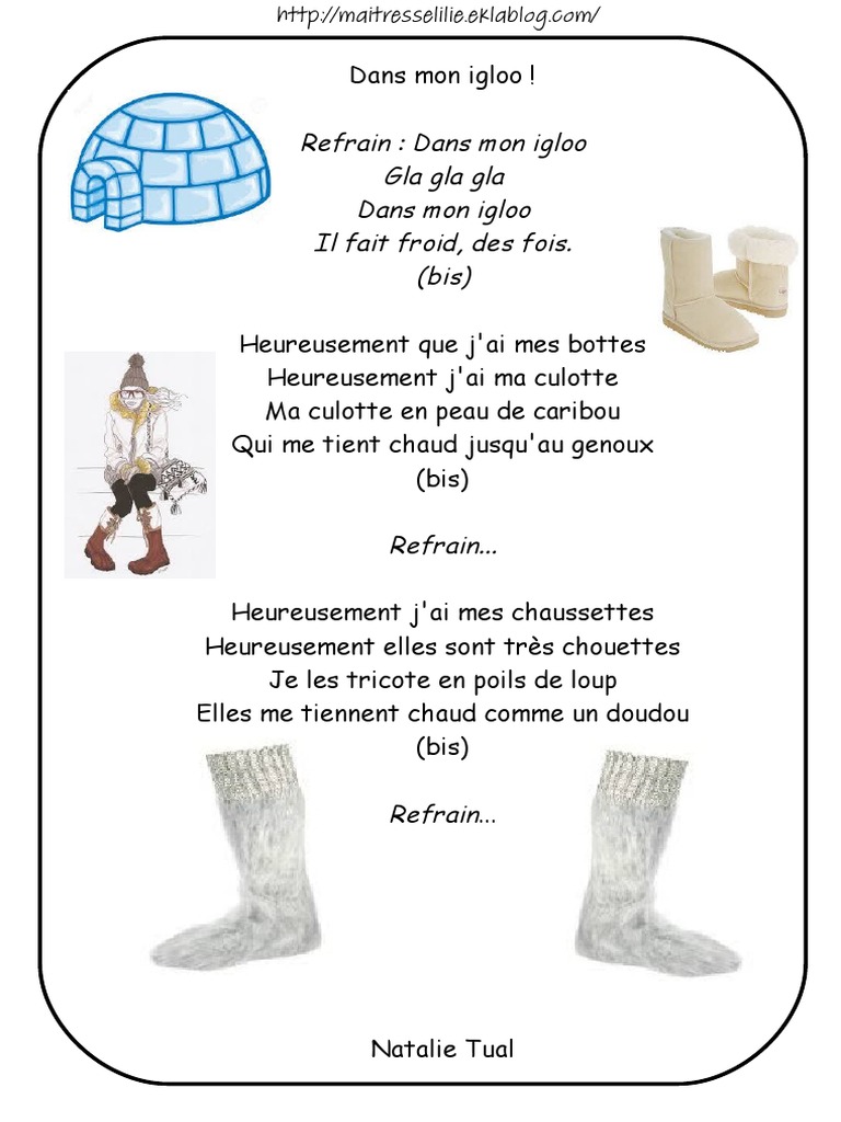 Dans Mon Igloo Natalie Tual | PDF