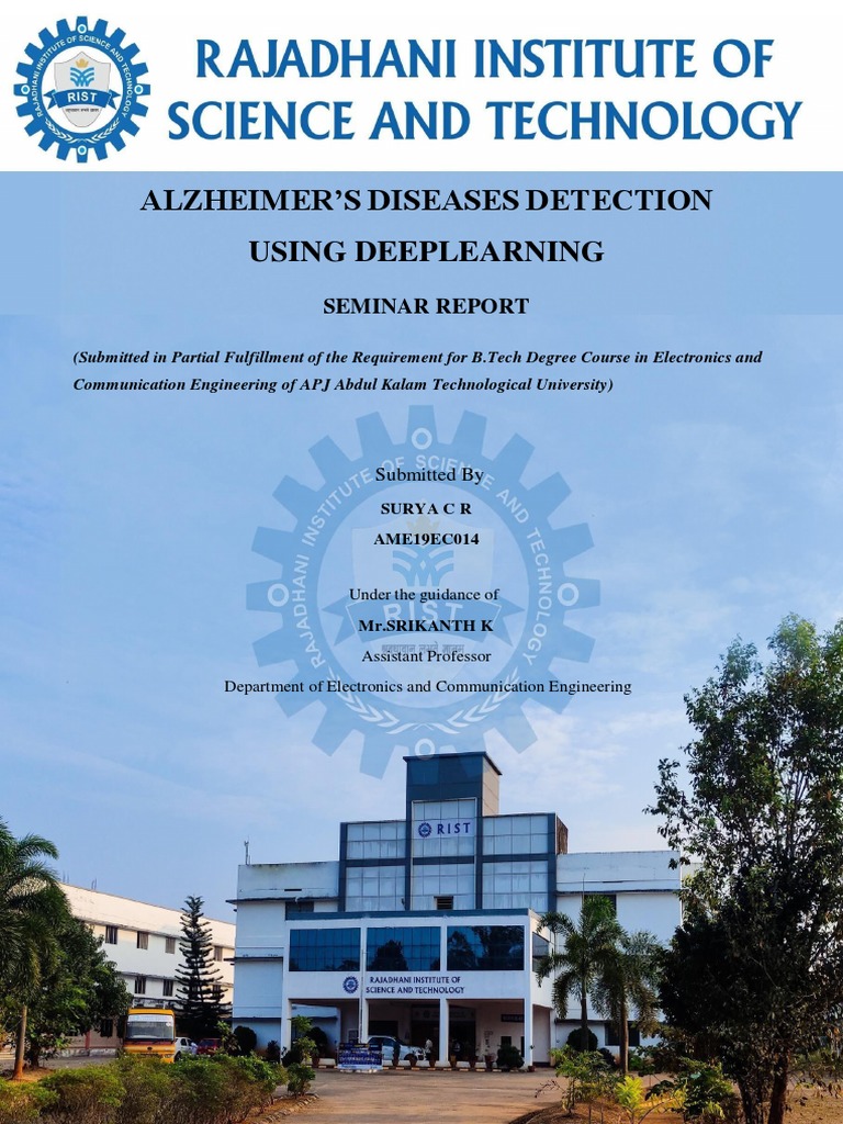 Surya Ramachandran - FINAL Seminar Report | PDF | Deep Learning | Artificial Neural Network