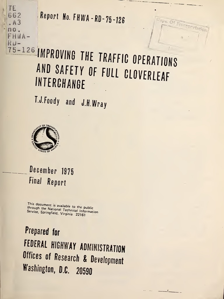 Dot 30404 DS1 | PDF | Interchange (Road) | Road