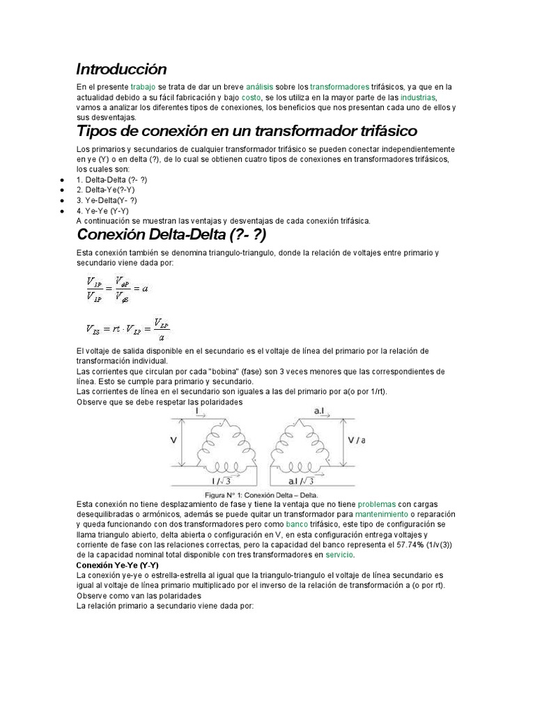 Transformador Trifasico | PDF | Transformador | Corriente eléctrica Transformador Trifasico | PDF | Transformador | Corriente eléctrica