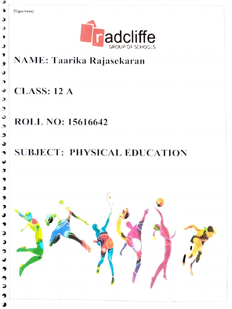 Physical Education Sample IP 2022 Class 12 | PDF