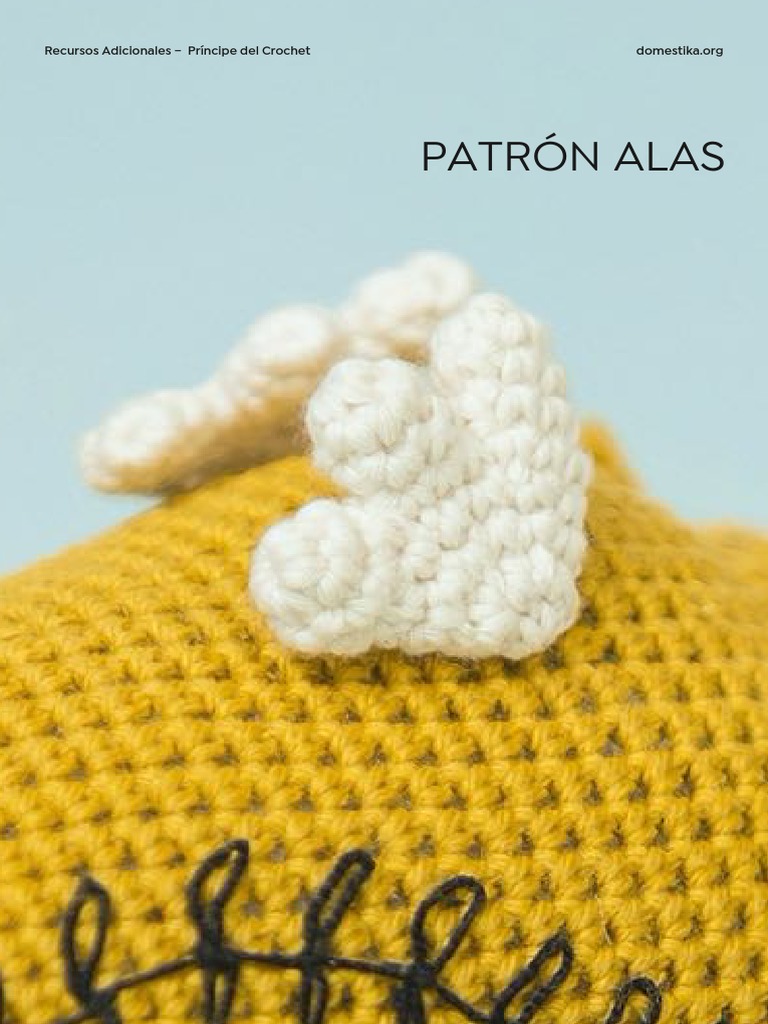 U4-01 - Patrón Alas - ES | PDF | Tejer | Tejidos