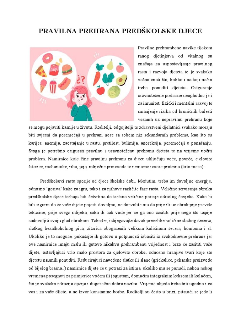 Pravilna Prehrana | PDF