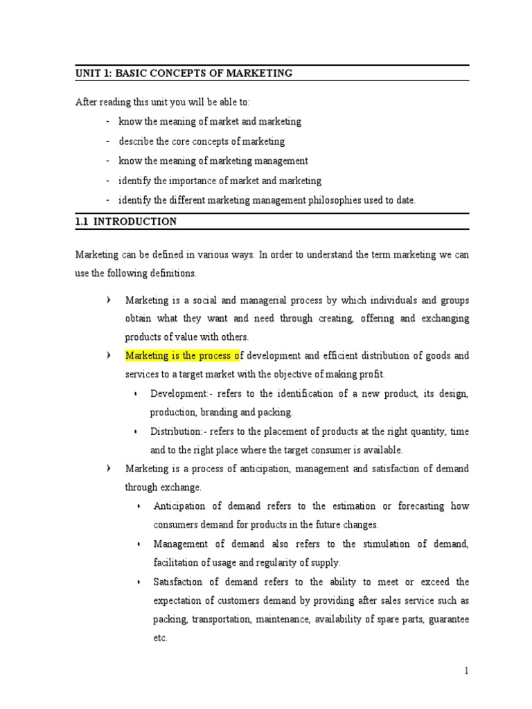 1principle of Marketing Edited-1-1 | PDF | Marketing | Sales
