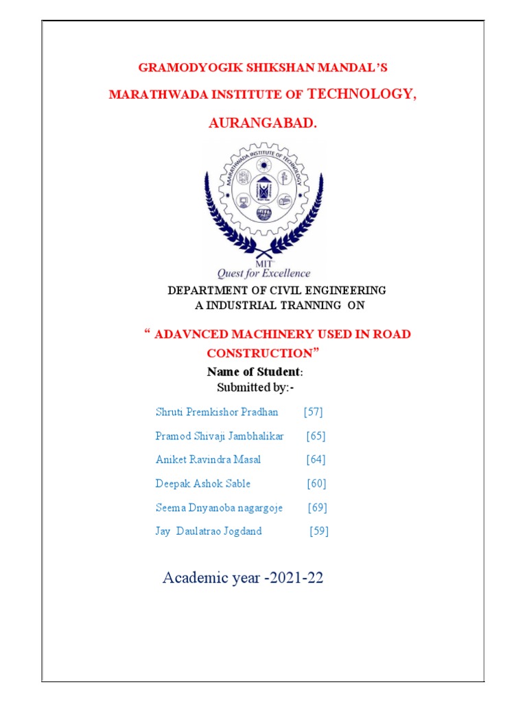 Civil Engineering Final Year Project | PDF | Economic Sectors | Manufactured Goods