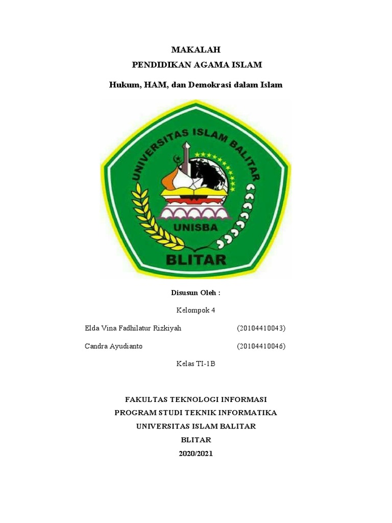 Hukum, HAM, dan Demokrasi Islam | PDF
