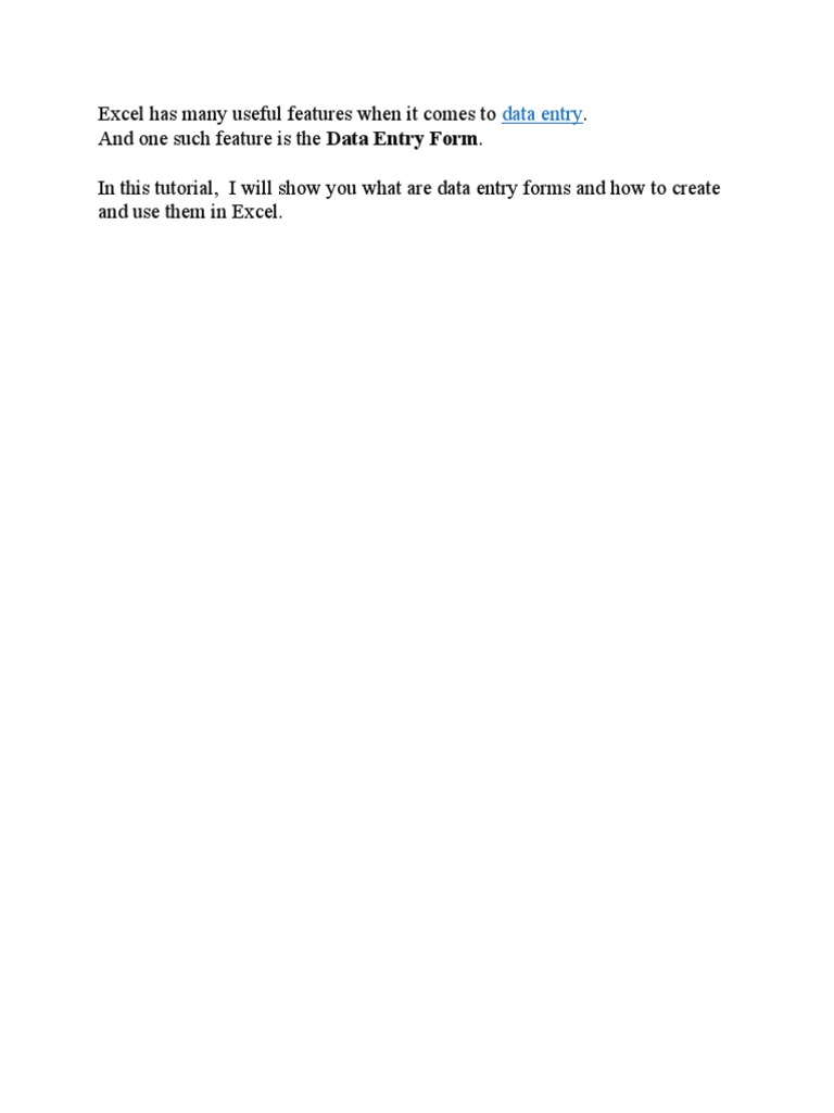 Excel Data Entry Pdf Art Computers 8431