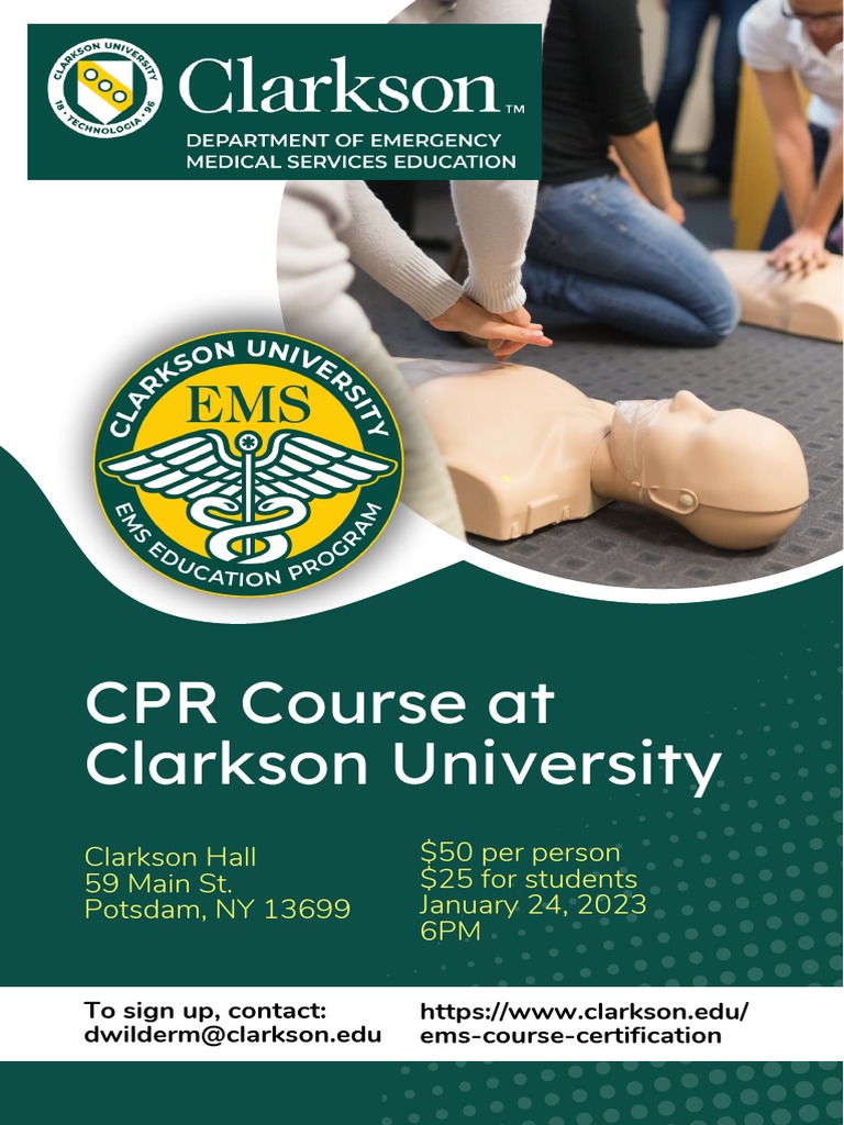 CPR Course at Clarkson University | PDF