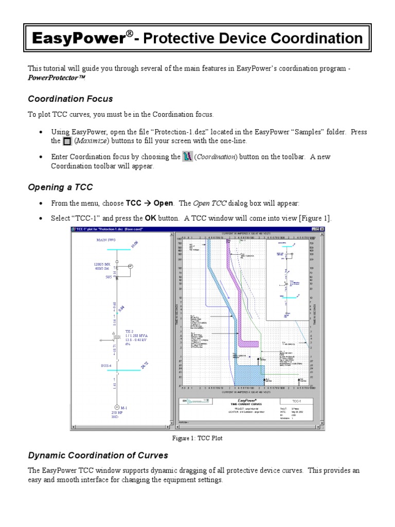 Easypower: Protective Device Coordination | PDF | Dialog Box | Button (Computing)