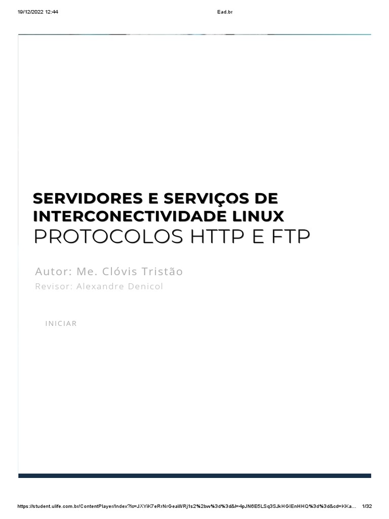 Servidores e Serviços de Interconectividade Linux 4 | PDF | Protocolo ...