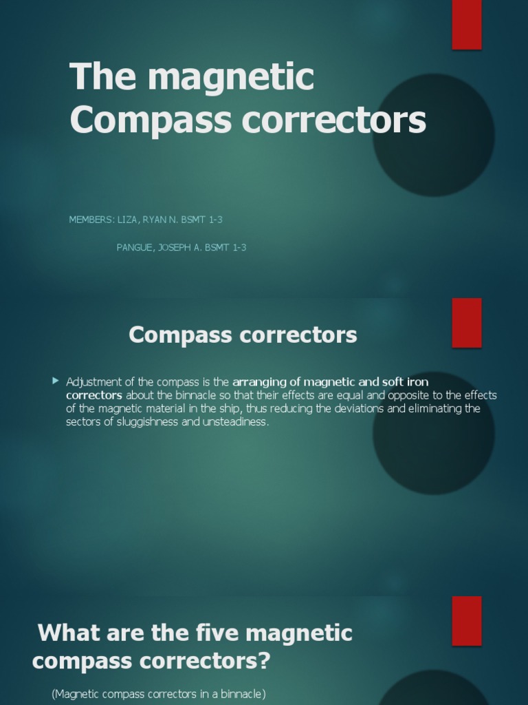 Magnetic Compass Correction Methods | PDF