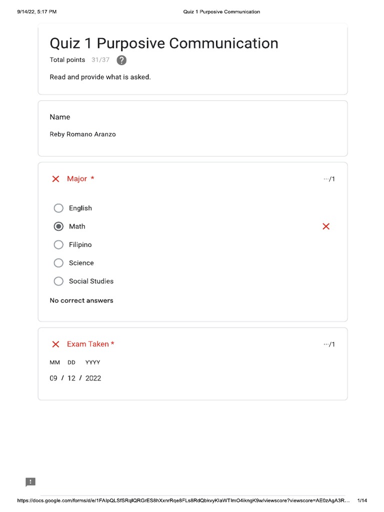 Purposive Communication 1 | PDF