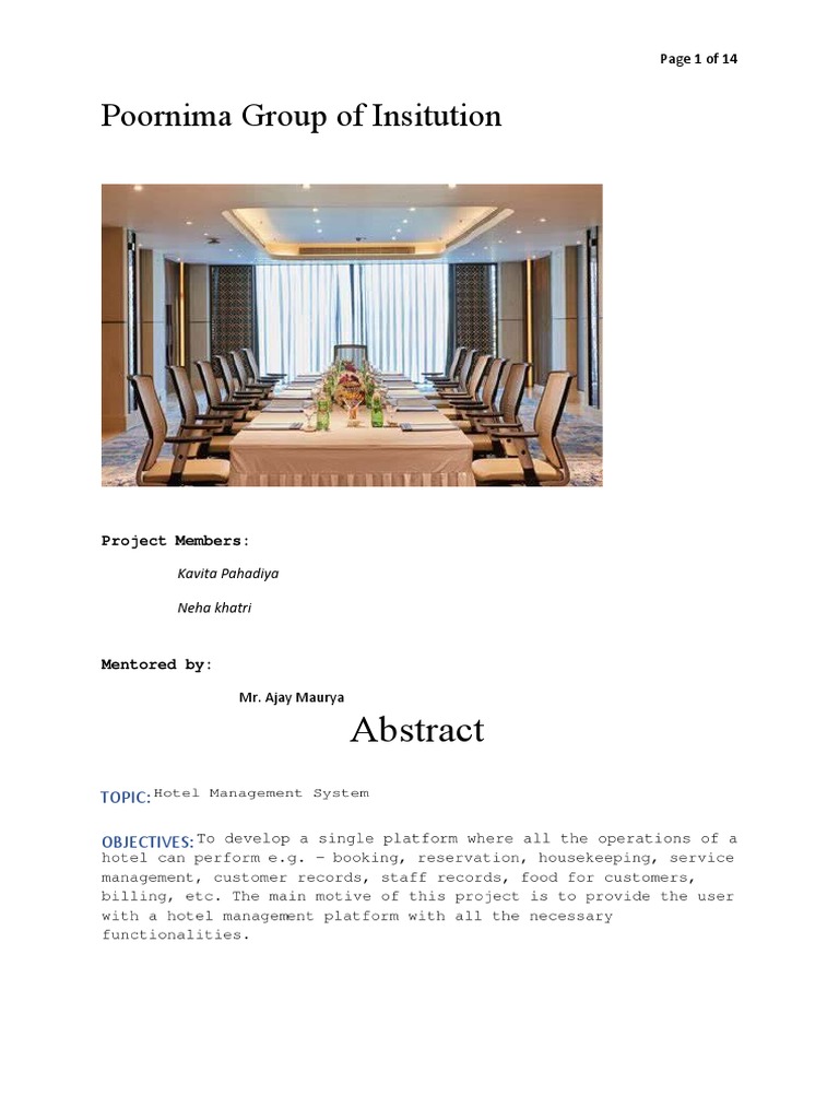 Project Report | PDF | My Sql | Databases