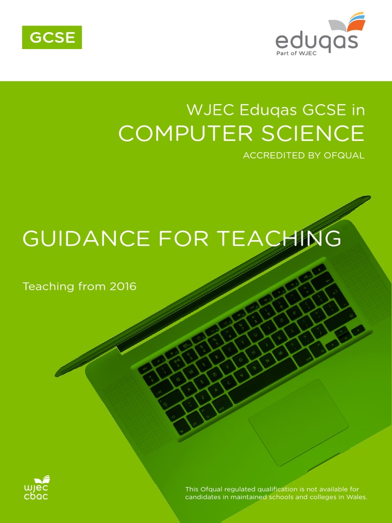 Eduqas GCSE Computer Science Guidance For Teaching | PDF | Computer Data Storage | Computer Network