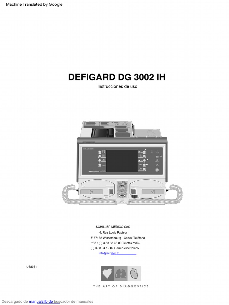 BRUKER - DEFIGARD 3002 IH ODAM - MANUAL | PDF | Marcapasos cardíacos ...