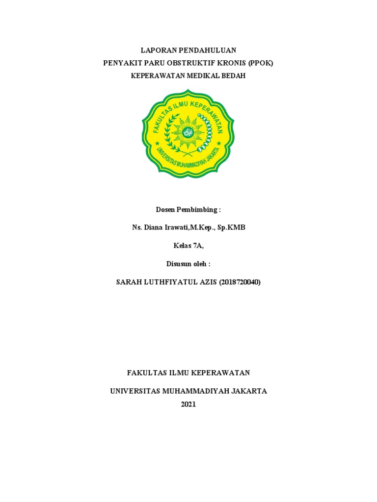 LP PPOK - Sarah Luthfiyatul Azis - 7A | PDF