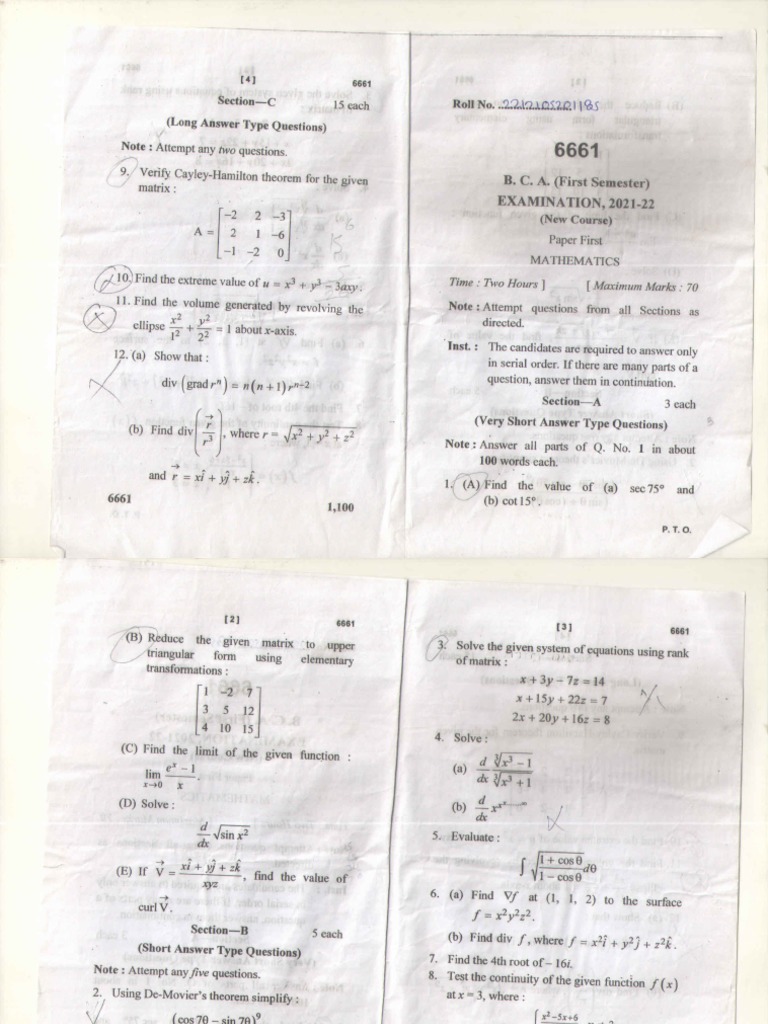 2021 Exams | PDF